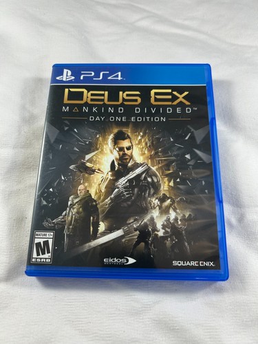 Deus Ex Mankind Divided Day One Edition PS4 PlayStation 4 662248916361 ...