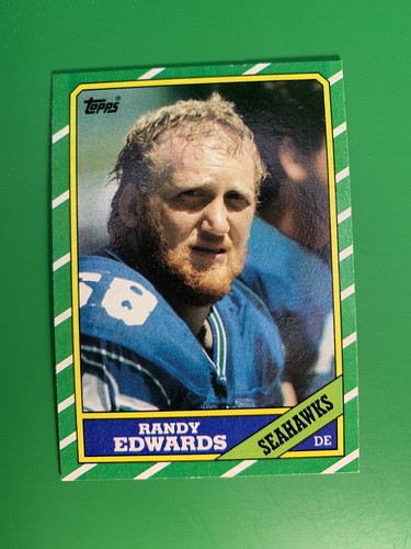 1986 Topps Randy Edwards RC #209 Seattle Seahawks | eBay