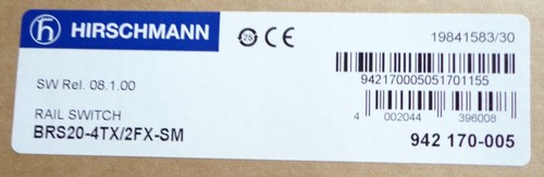 BELDEN HIRSCHMANN BRS20-4TX/2FX-SM, BRAND NEW !! | eBay