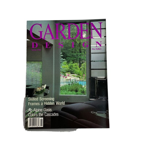 Garden Design Magazine Spring 1988 / Alpines, Cascades | eBay