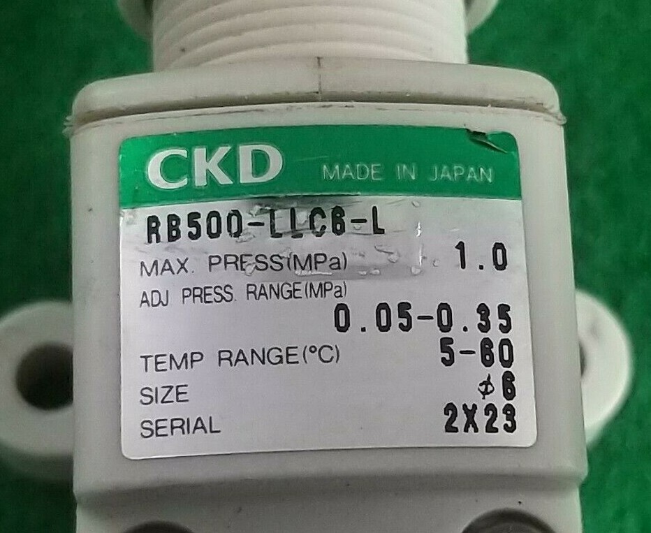 CKD RB500-LLC6-L 0.05-0.35MPA TEMP RANGE ,USED | eBay