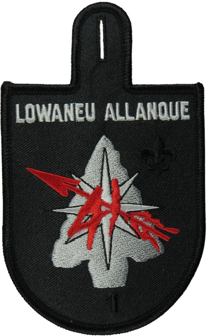 Lowaneu Allanque Lodge 41 Three Fires IL Pocket Patch "1" BLK Bdr ...
