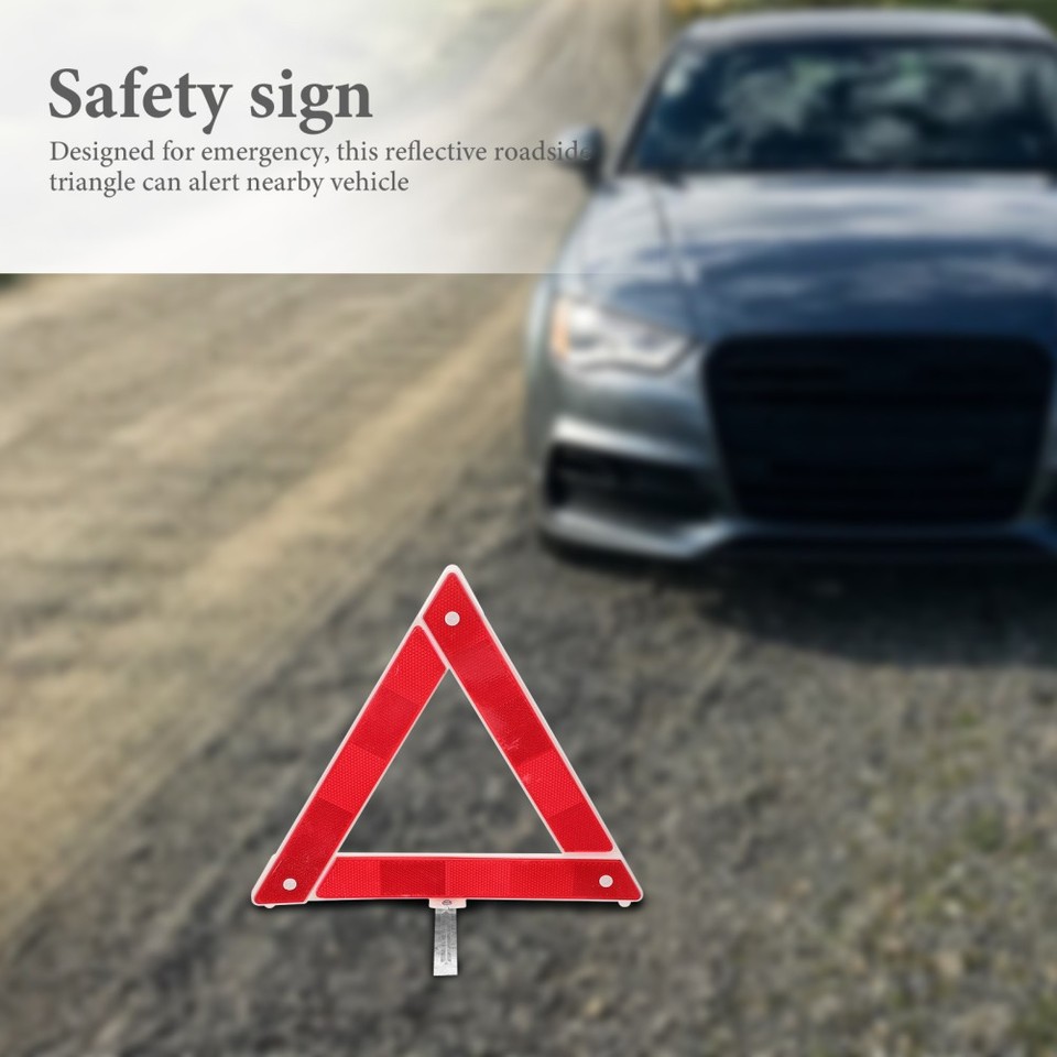 Safety Warning Reflector Reflective Auto Road Triangle Car Signs | eBay ...