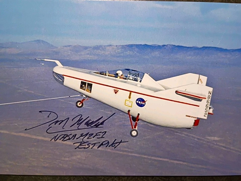 DONALD MALLICK Hand Signed Autograph 4X6 Photo & 3X5 CARD - NASA TEST ...