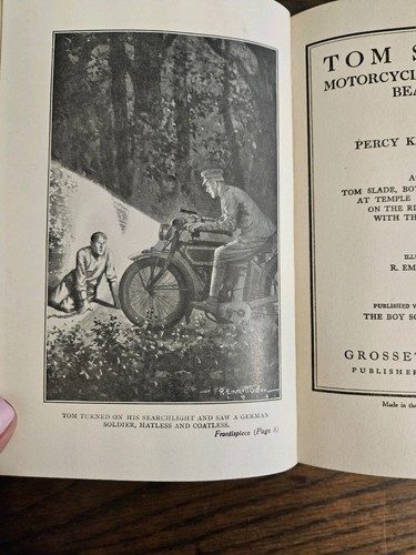 TOM SLADE MOTOR CYCLE DISPATCH BEARER BY PERCY K. FITZHUGH, 1918 1ST EDITION... | eBay