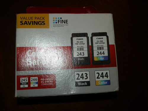 Genuine Canon PG-243 CL-244 Ink Cartridges for MG2522 4520 3320 3322 ...