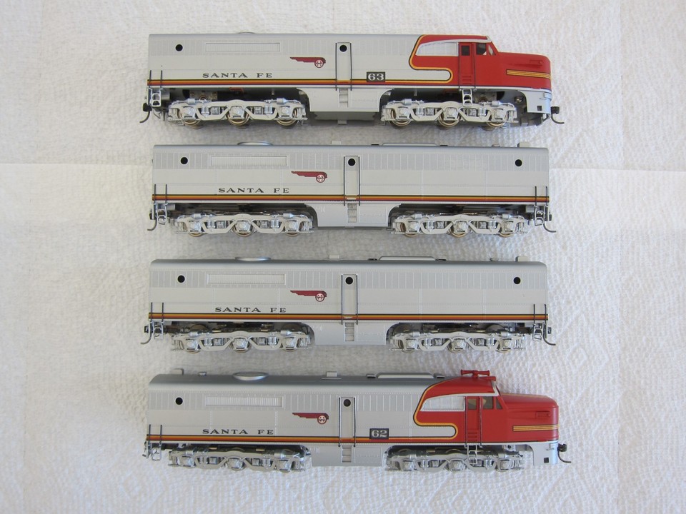 WESTSIDE MODELS KTM JAPAN BRASS ATSF ALCO PA-1 A-B-B-A, NOT RUNNING-DCC ...