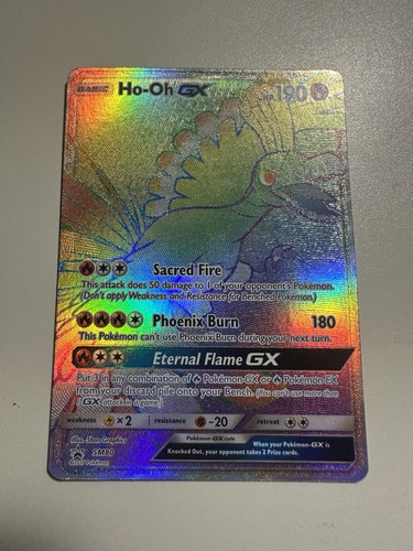 Ho-Oh GX Pokemon Card Sacred Fire Phoenix Burn Eternal Flame GX | eBay