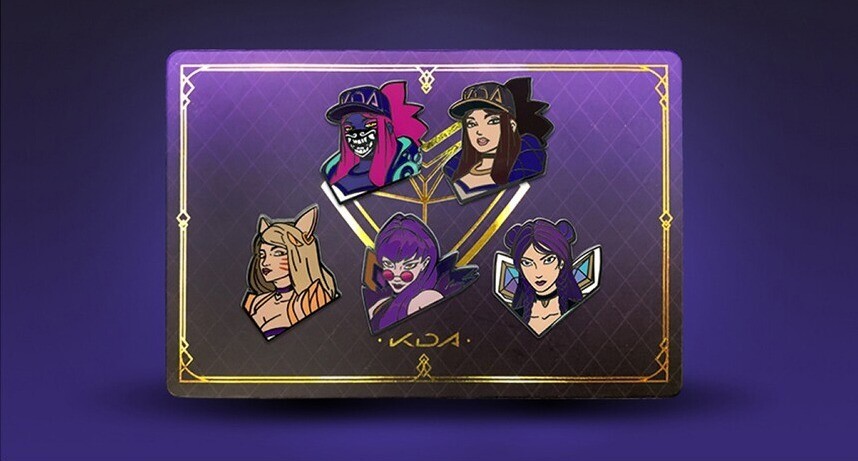 LoL League of Legends K/DA Badge Set Riot Games Authentic Goods | eBay