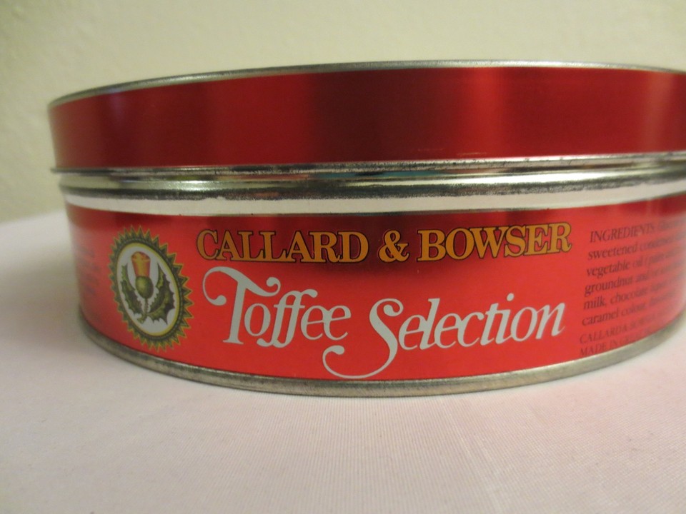 Vintage CALLARD & BOWSER TIN Toffee Selection Container Westminster ...