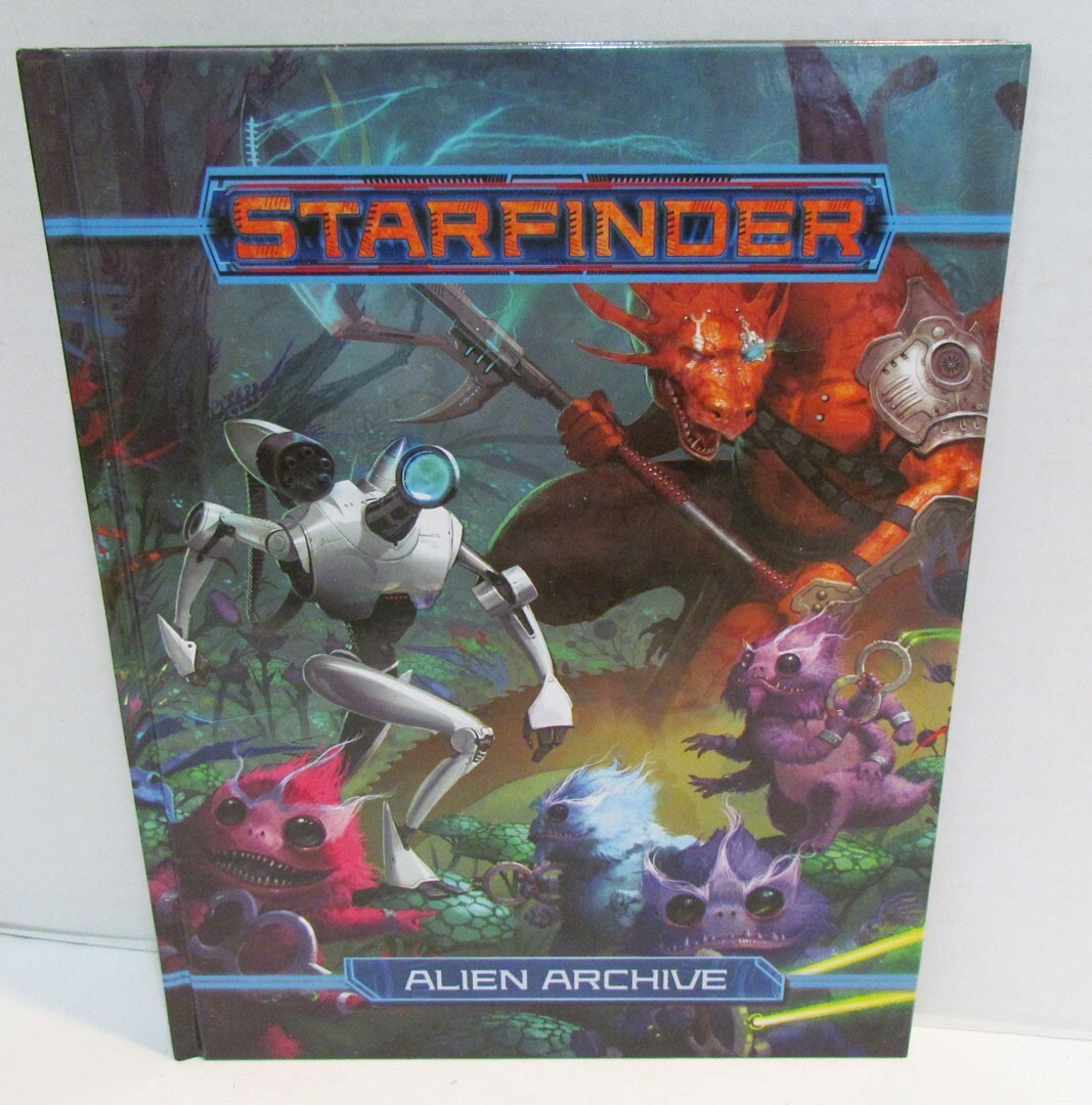 STARFINDER ALIEN ARCHIVE 1 HARDCOVER ROLE PLAYING GAME GUIDE MANUAL RPG ...
