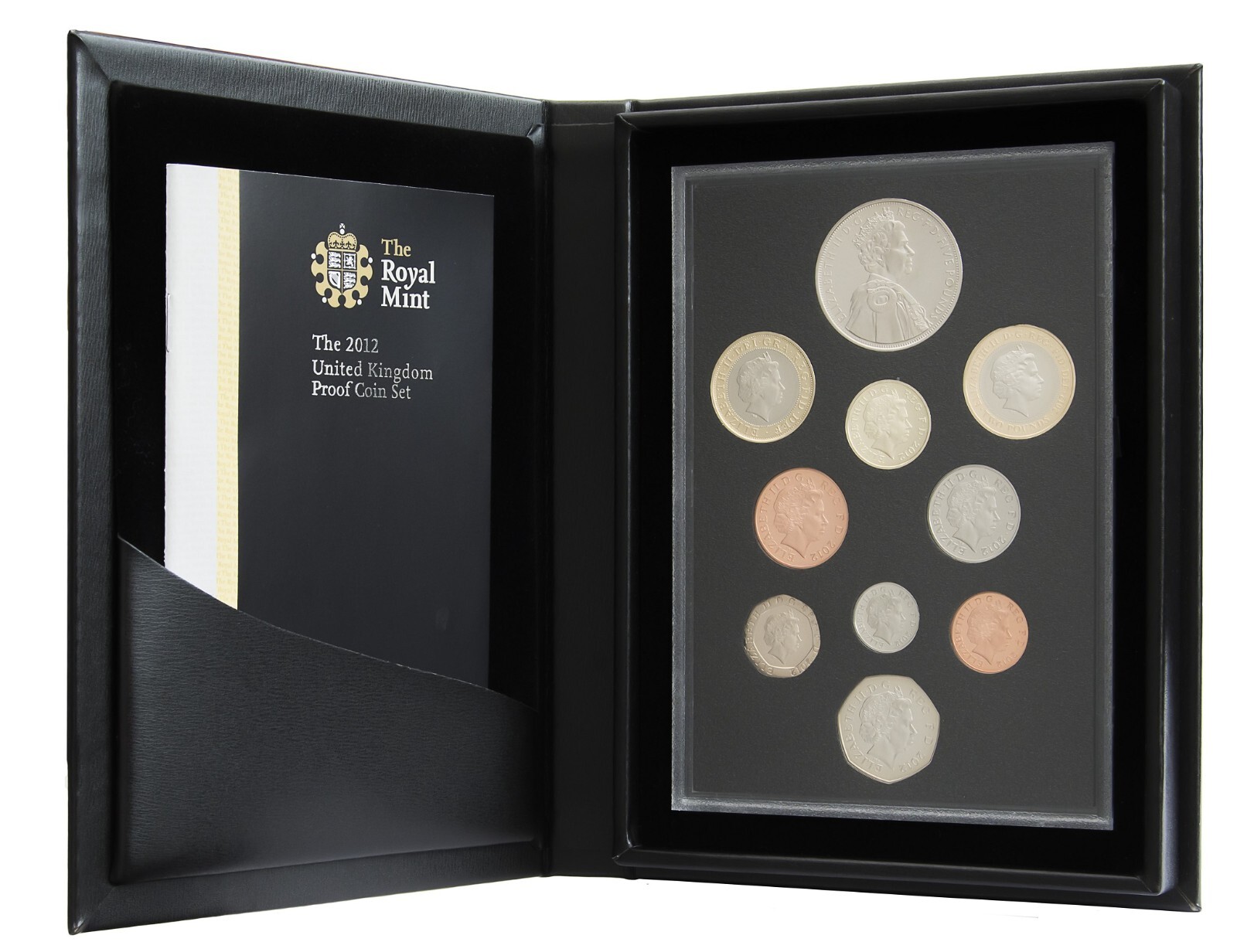 2012 ROYAL MINT UNITED KINGDOM PROOF COIN SET - DELUXE COIN COLLECTION ...
