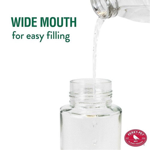 Best Glass Hummingbird Feeder 30 oz with Perches Built-In Ant Moat Bee ...