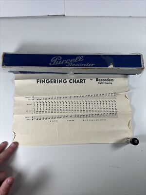 Vintage Purcell Wood Flute Recorder - Made in Germany With Original Box ...