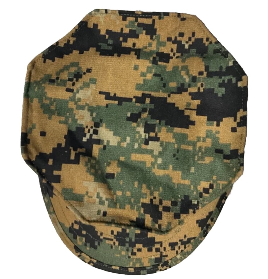 USMC Issued 8 Point Cover MARPAT Woodland, Marine EGA, Hat, Cap | eBay