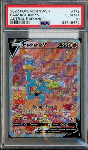 Pokemon Machamp V Astral Radiance Full Alt Art #172 PSA 10 Gem Mint | eBay
