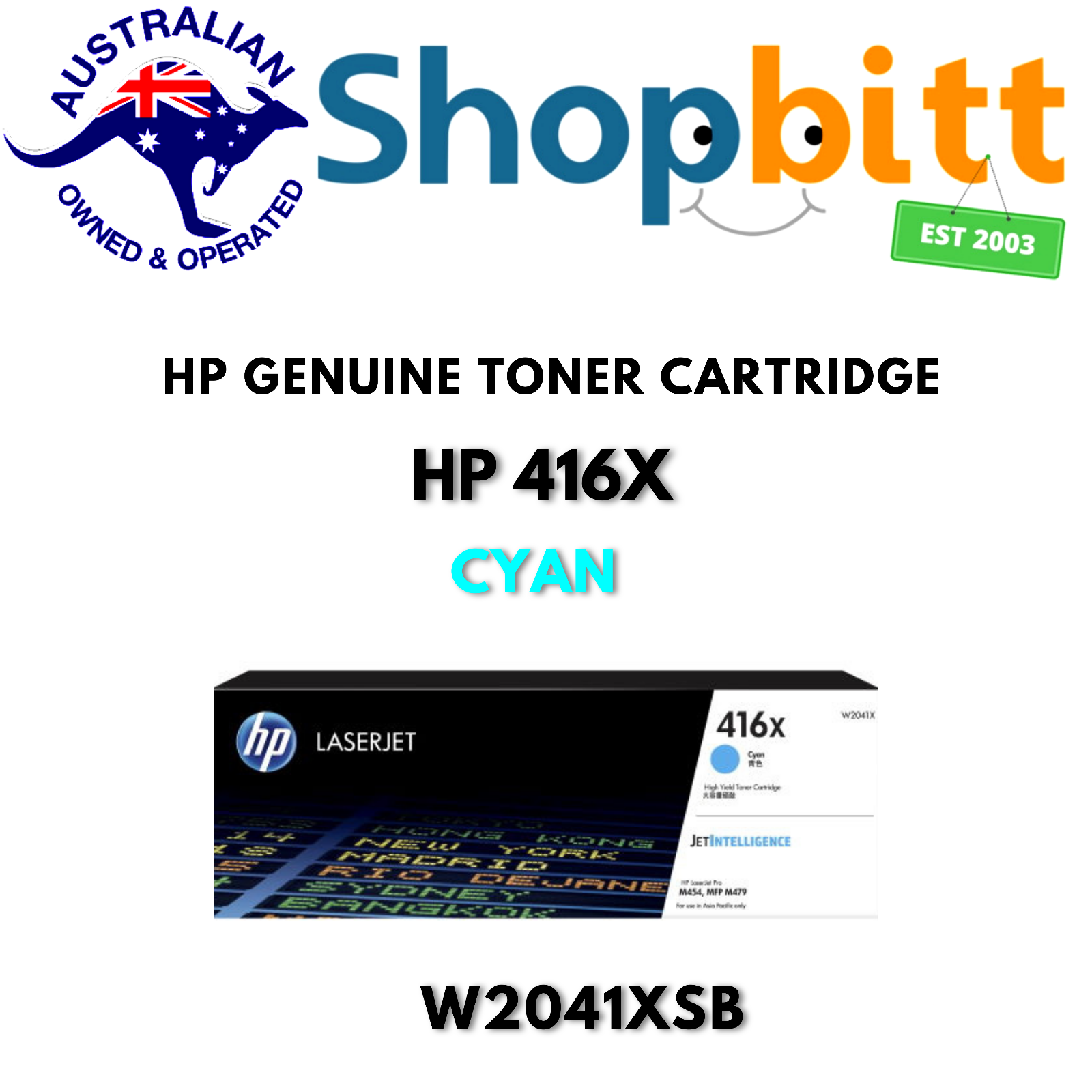 HP #416X Cyan Genuine Toner W2041X - 6,000 pages | eBay Australia