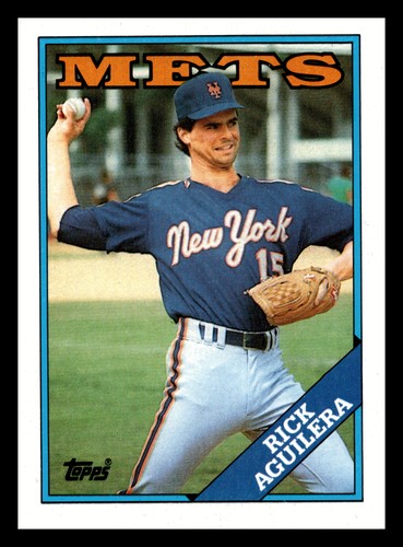 1988 Topps Rick Aguilera New York Mets #434 NM-MINT | eBay