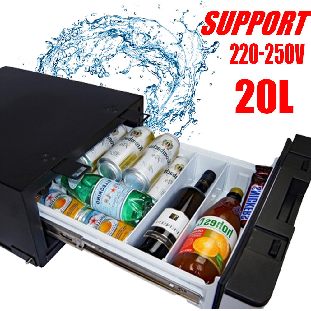 GEARZAAR 12 VOLT COMPRESSOR DRAWER FRIDGE 20L FOR CAMPERVAN MOTORHOME ...
