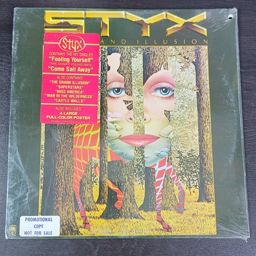 Styx The Grand Illusion Vinyl Record Promotional Copy - NEW SEALED 1977 ...