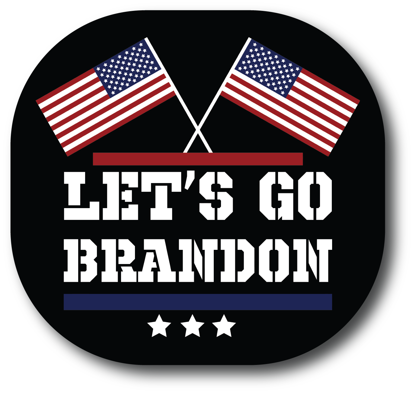 LET'S GO BRANDON STICKER CAR TRUCK BUMPER VINYL DECAL FJB FCK JOE BIDEN ...