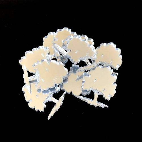 Oak Tree Shaped Crafting Mirrors Pks 10, Many Colours/Sizes, Engraving ...