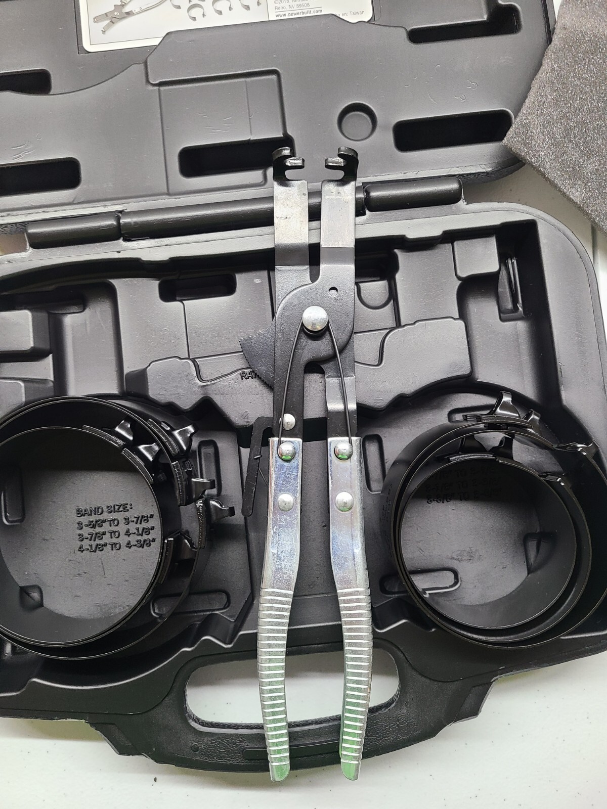 Powerbuilt Piston Ring Compressor Tool Set for Car Engine Vehicle ...