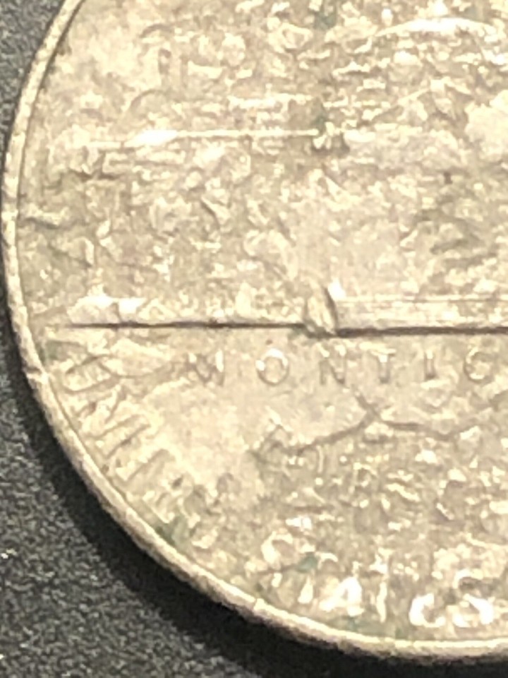 CIRCULATED 2000P NICKEL. PLANCHET ERROR. VERY RARE. GREAT COLLECTION ...