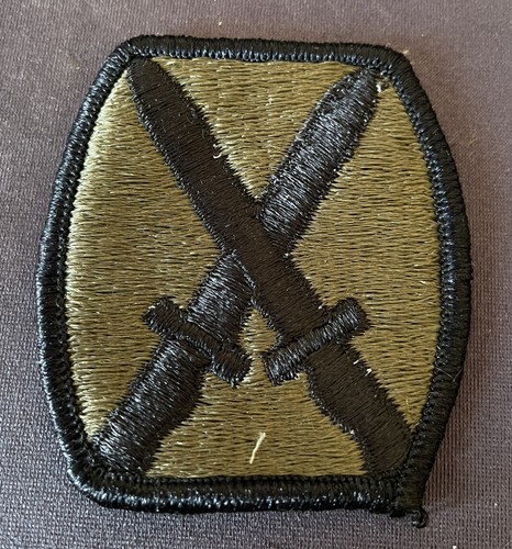 US Army 10th Mountain Division OD Subdued Patch Sew-On | eBay