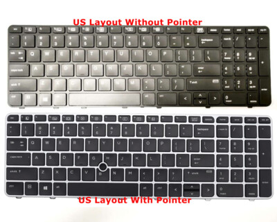 New HP Elitebook 850 G3 G4 755 G3 G4 Zbook 15u G3 G4 Laptop Keyboard US ...