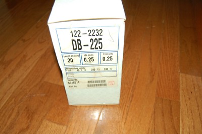 Agilent J&W Scientific GC column DB-225 122-2232 gas chromatography | eBay