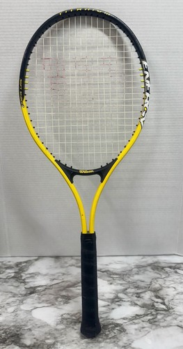 Wilson Titanium3 Soft Shock Tennis Raquet , Yellow & Black , Good ...