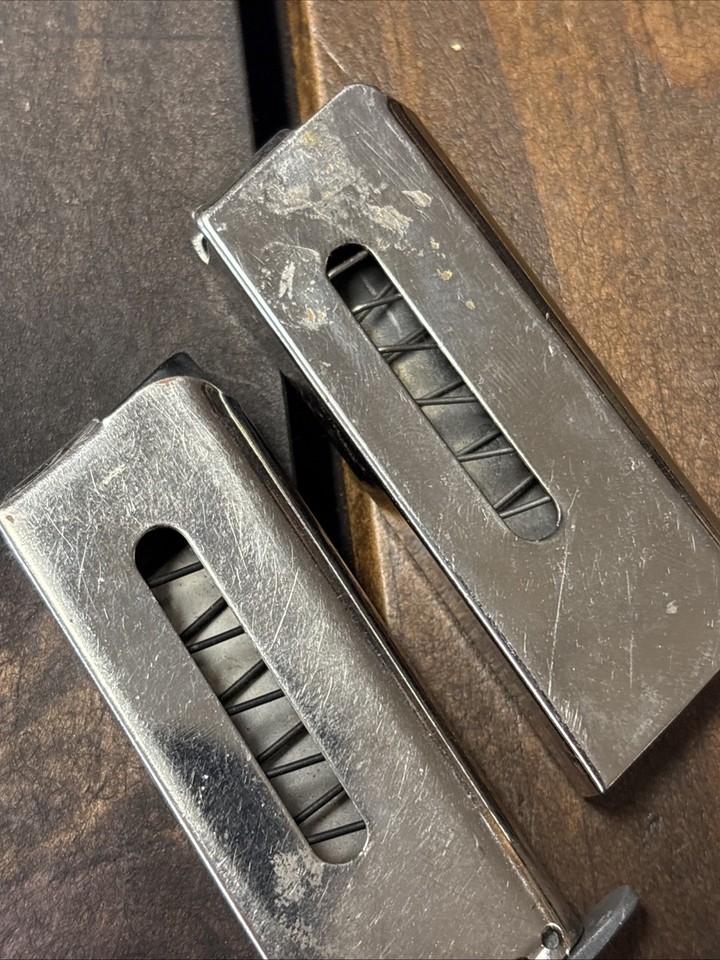 Raven Arms P-25 MP25 25 ACP Auto Triple K Magazine 1924M Nickel Lot of ...