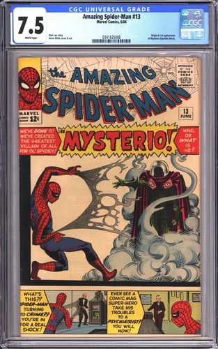 AMAZING SPIDER-MAN #13 CGC 7.5 1964 FIRST APPEARANCE MYSTERIO | eBay