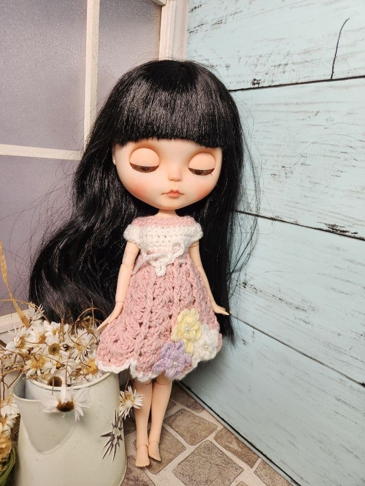 Blythe Icy Doll with Custom Cut Hair Cute Outfit. Used Smooth Soft to ...