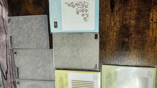 Huge Lot Of Cuttlebug Embossing Folders, Sizzix Big Shot /Stampin Up, Darice | eBay