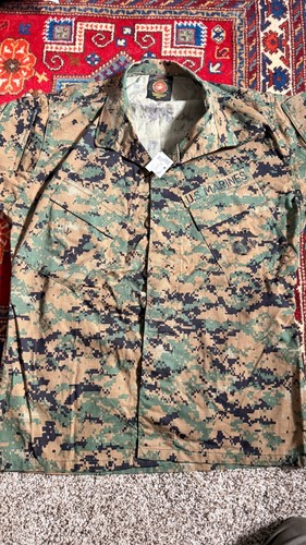 USMC WOODLAND MARPAT CAMMIES MARINE CORPS TOP AND BOTTOM SMALL REGULAR ...