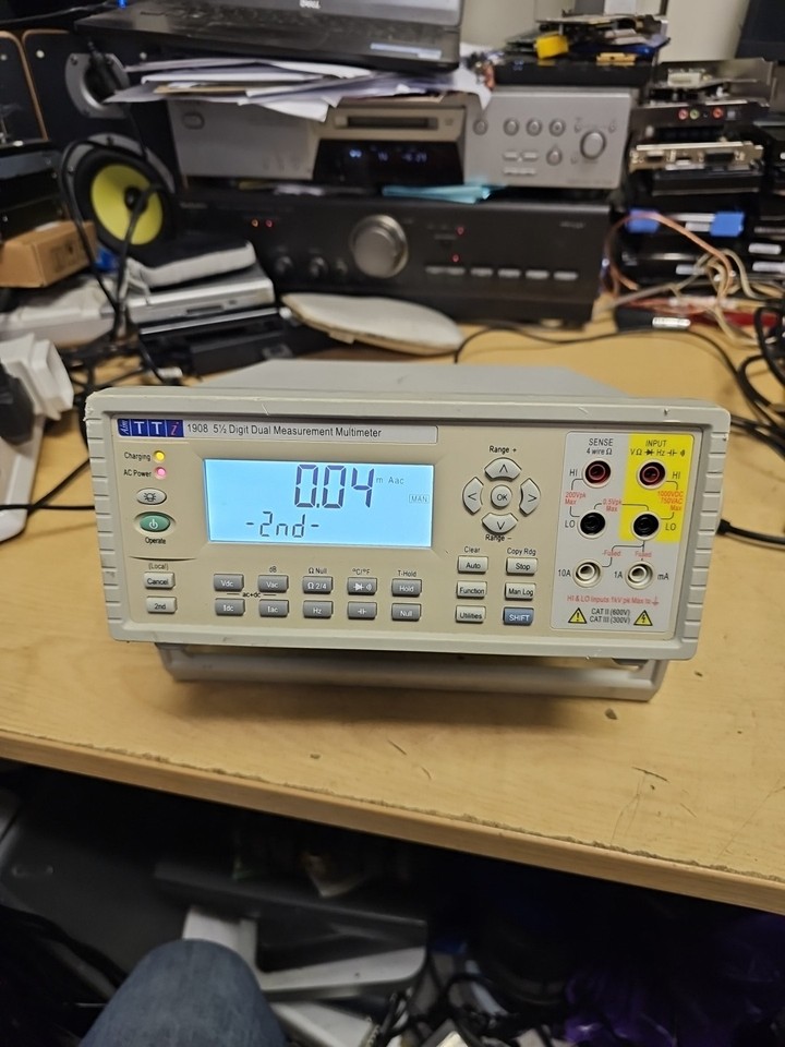 Aim-TTi 1908 5.5 Digit Dual Measurement Digital Multimeter - Not Fully ...