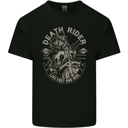 Death Rider Moto Club Biker Moto Hommes T-Shirt En Coton | eBay