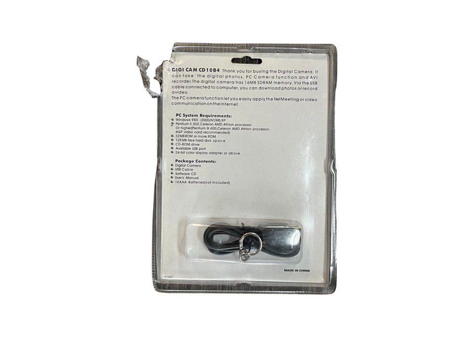 NEW Genuine CIF Digital Camera 3IN1 Digital/PC-Web/Video Camera Digi ...