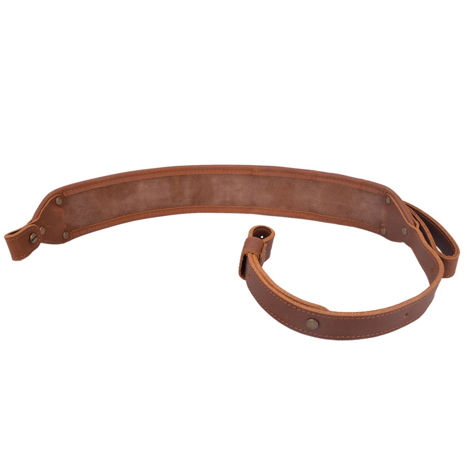 Leather Rifle Sling Swivels Hunting Rifle Carry Strap for .308 .45-70 ...