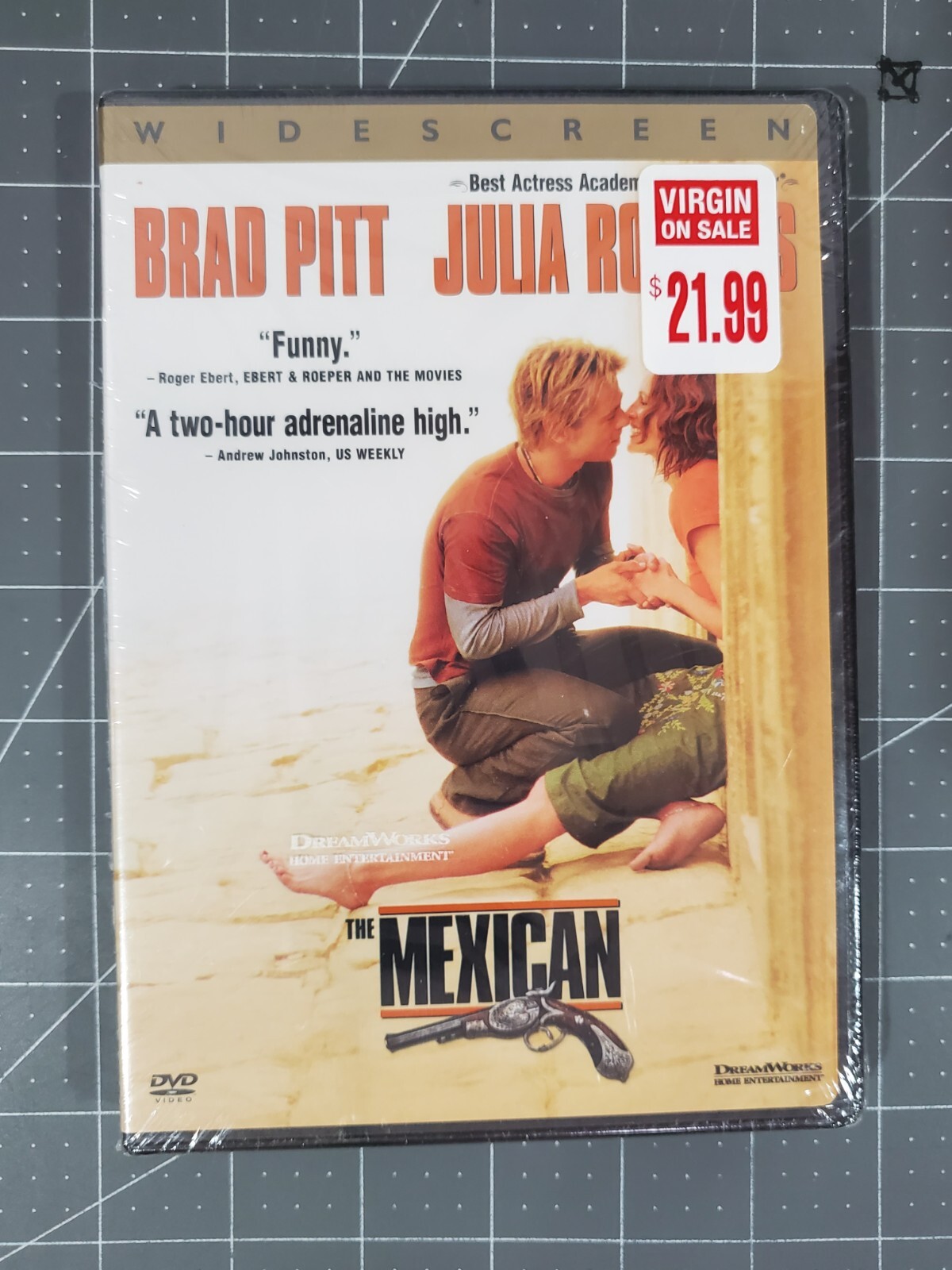 The Mexican DVD, Widescreen Brad Pitt Julia Roberts Action Romantic ...