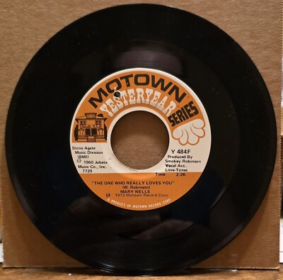 Mary Wells - Bye Bye Baby / The One Who Really Loves You On Motown ...