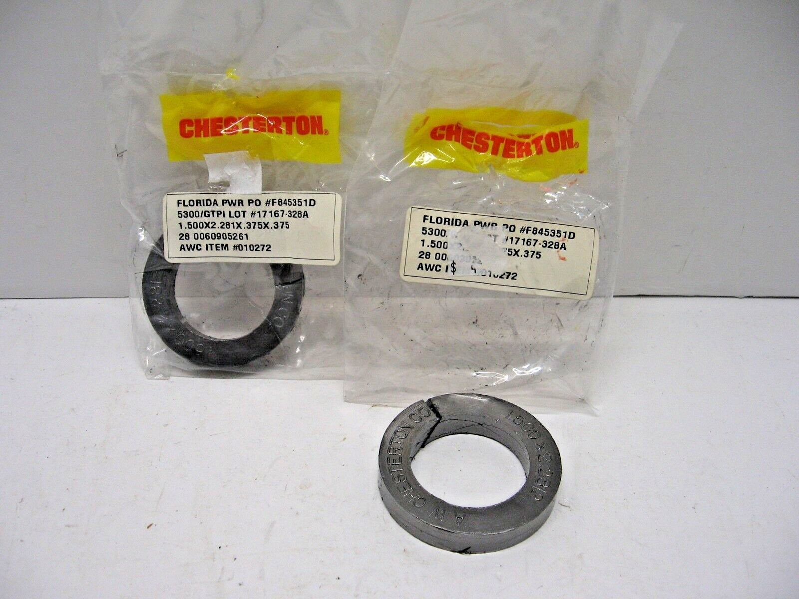 Lot Of 2 Chesterton Split Ring Gasket FL PO #F845351D 1.500X2.281X.375X ...