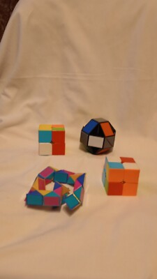 Lot Of 4 Rubik’s Cube Type Puzzles Vintage And Modern Snake & More | eBay