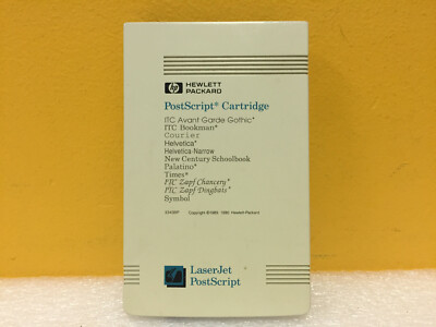 HP 33439P For use with Laserjet II + III Series Printers, PostScript ...