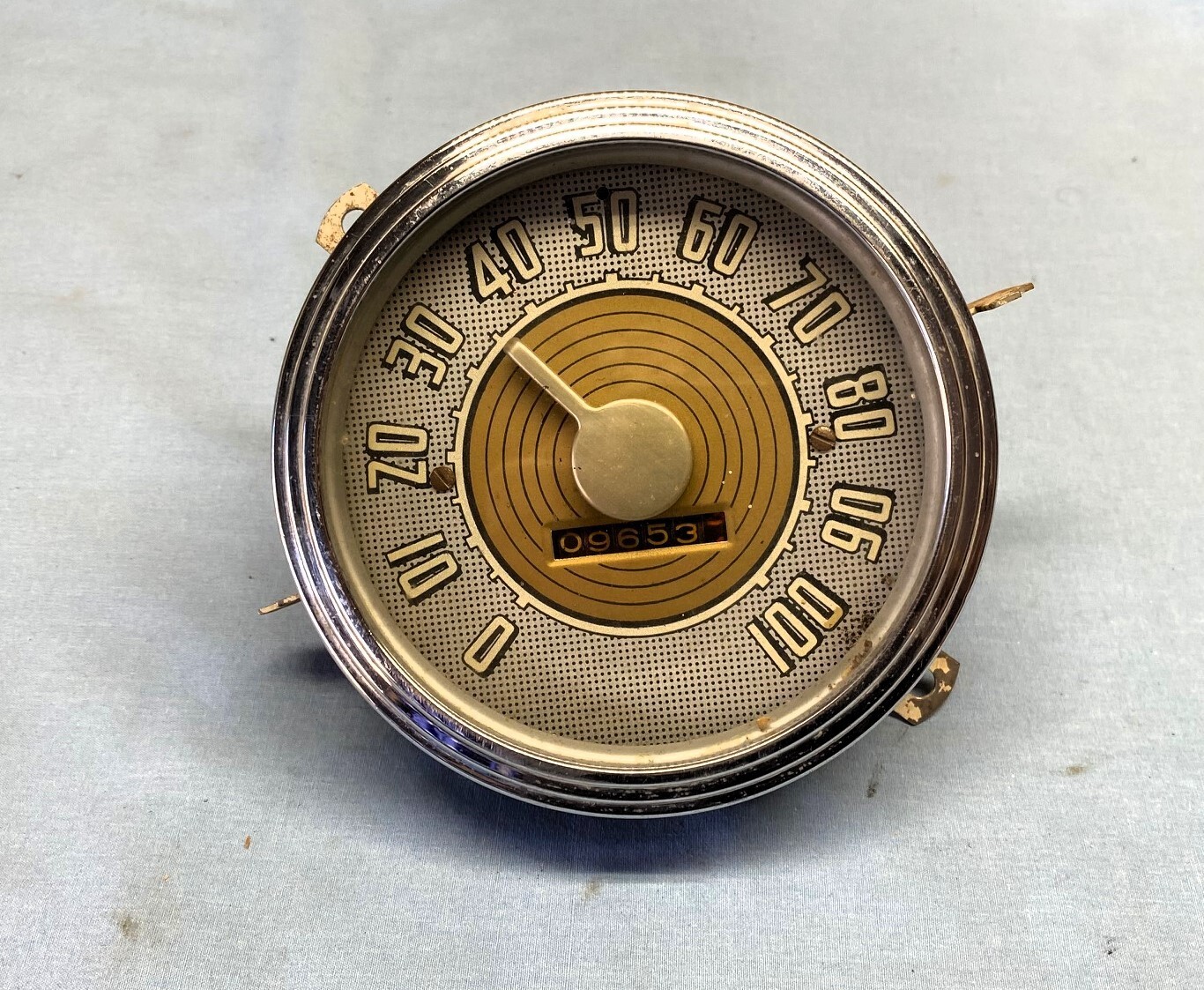 1947 48 FORD SUPER DELUXE SPEEDOMETER GAUGE INSTRUMENT GAUGE HOT ROD ...