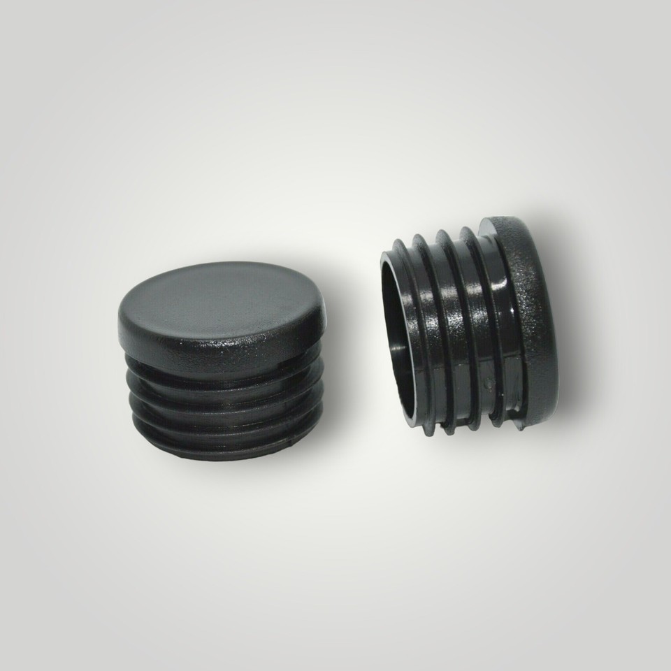 30mm Round End Caps Plastic Blanking Plugs Bungs Pipe Tube Inserts ...