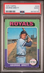 George Brett 1975 Topps #228 Base Price Guide - Sports Card Investor