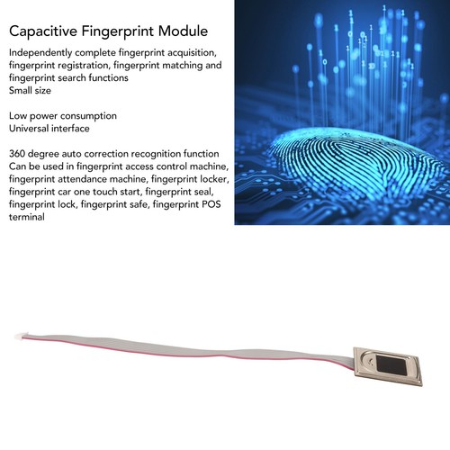 Capacitive Fingerprint Module Quadrate 360 Degree Auto Correction Self Learn FTD 7806177129710 ...